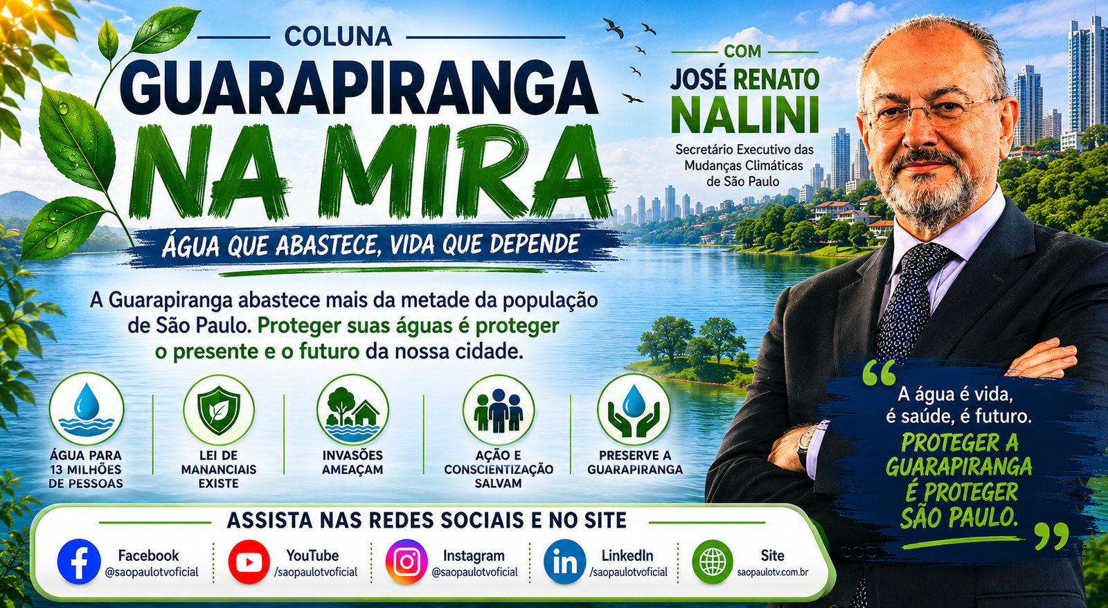 Guarapiranga na mira – São Paulo Tv Broadcasting